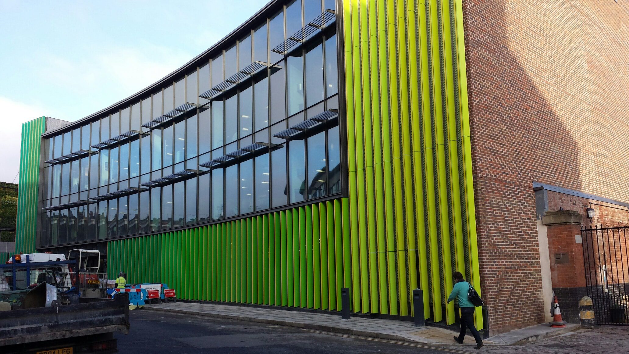 The transformation of MTV Studios through vibrant powder coated colours ...